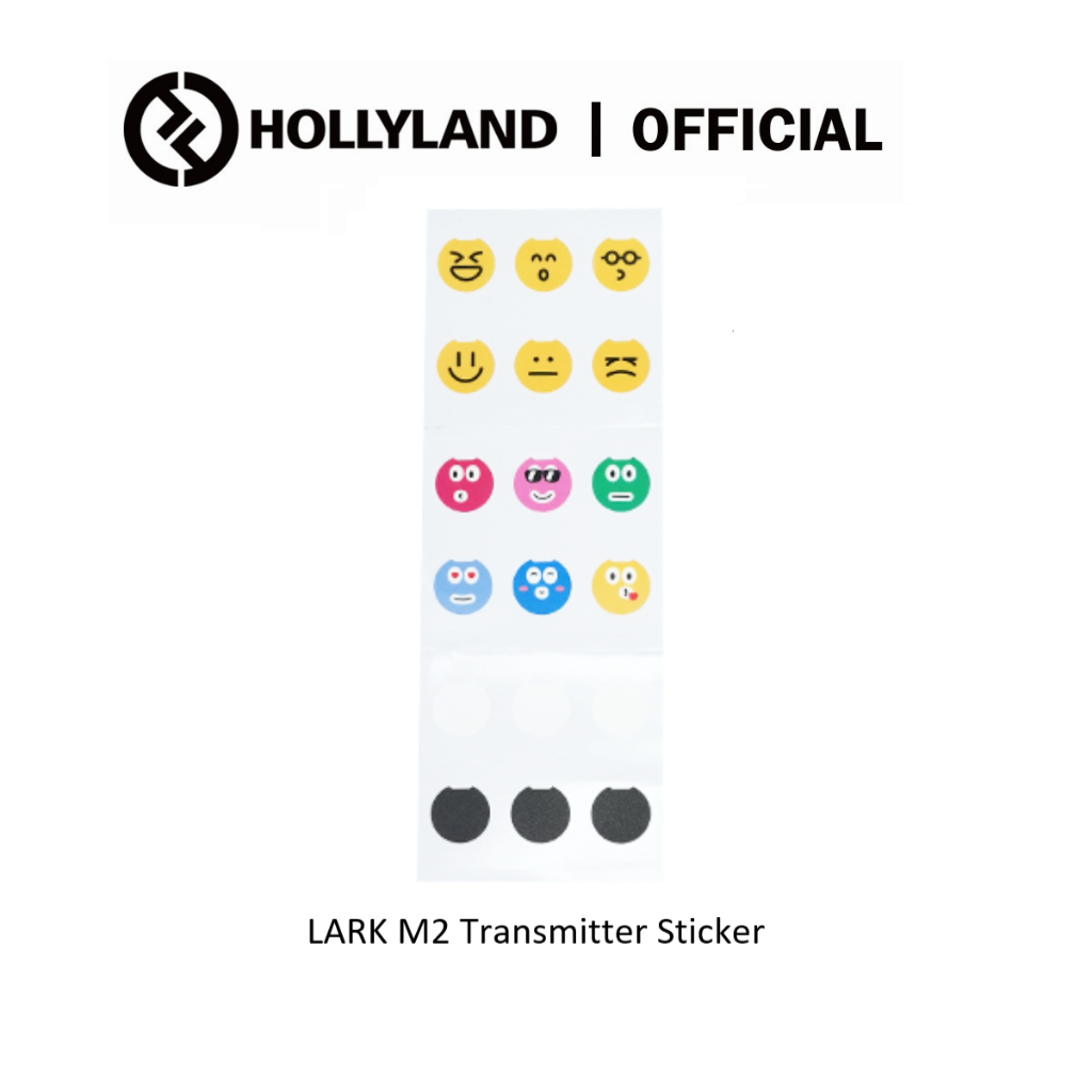 Hollyland Tansmitter Sticker for LARK M2 Wireless Microphone | Shopee ...