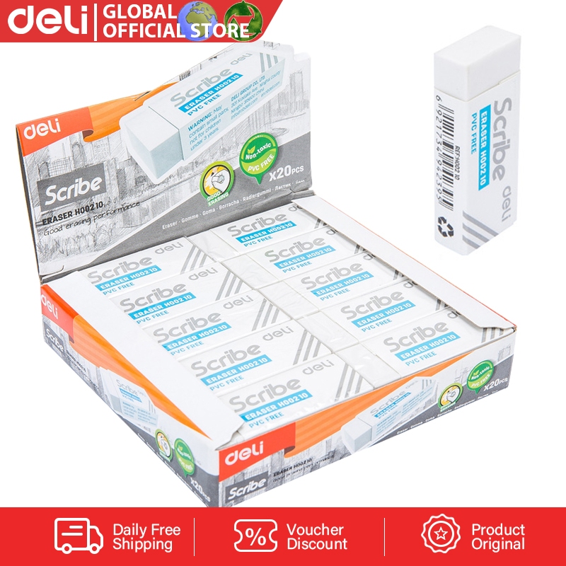 Deli Eraser For Student Correction Stationery Eraser School Supplies ...