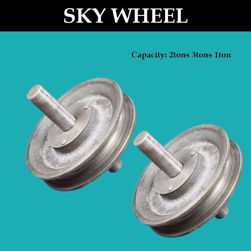 Feilizi SKY WHEEL 0.5T 1T Roller wire rope guided U-groove pulley ...