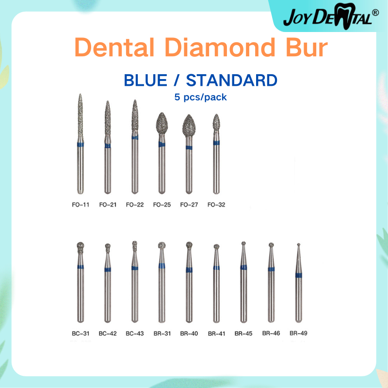 5pcs | Dental Diamond Burs Standard Blue Set 1 | Shopee Philippines