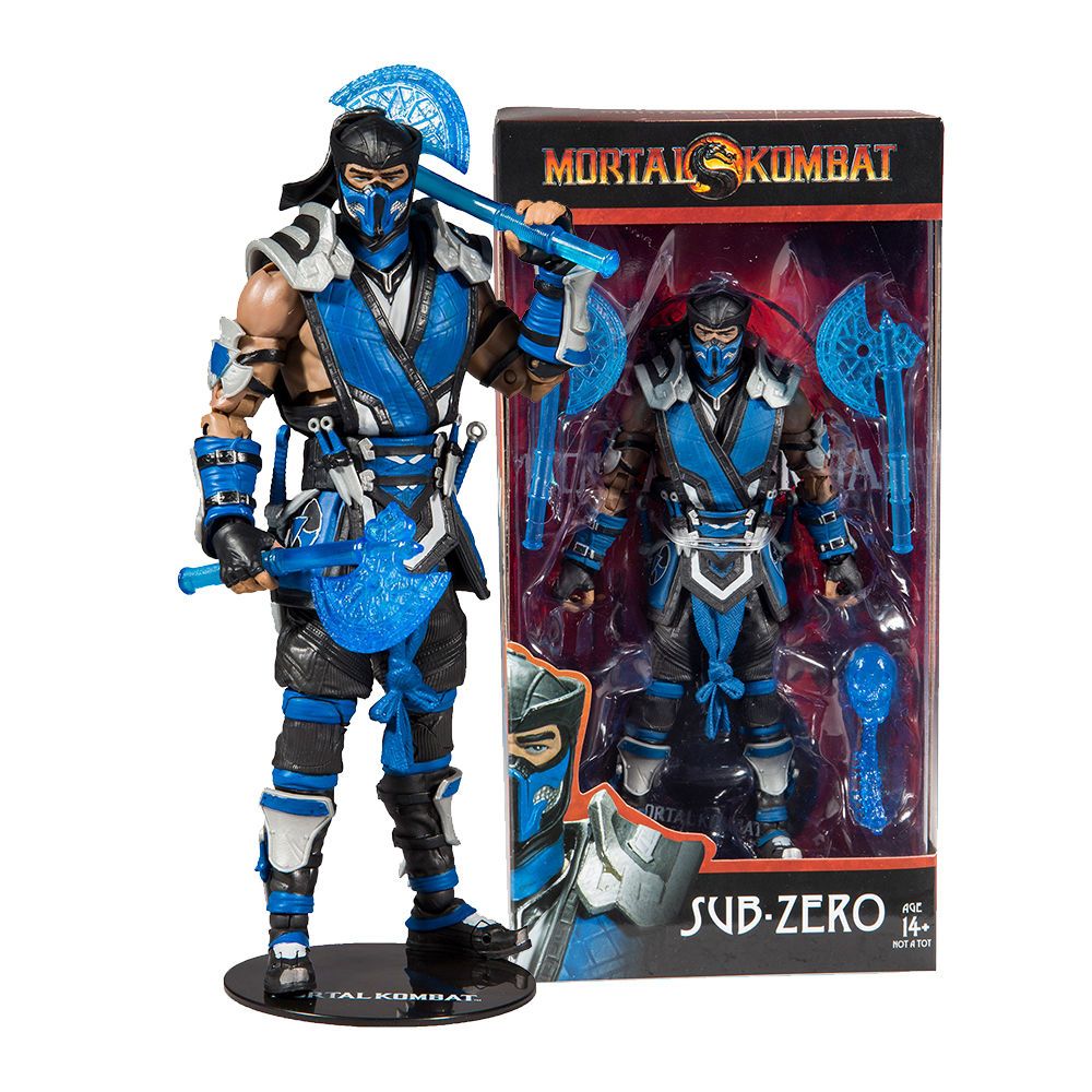 McFarlane Mortal Kombat Blue Sub-Zero 7-inch articulated action figure ...