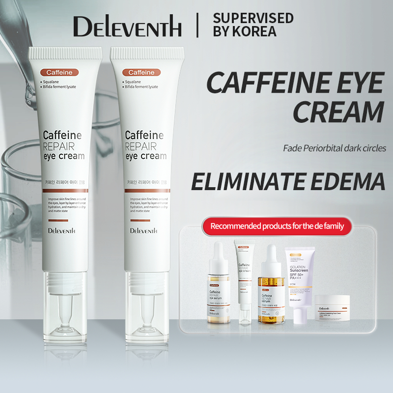 DEleventh Caffeine Repair Eye Cream Dilute Remover Dark Circles Firming ...