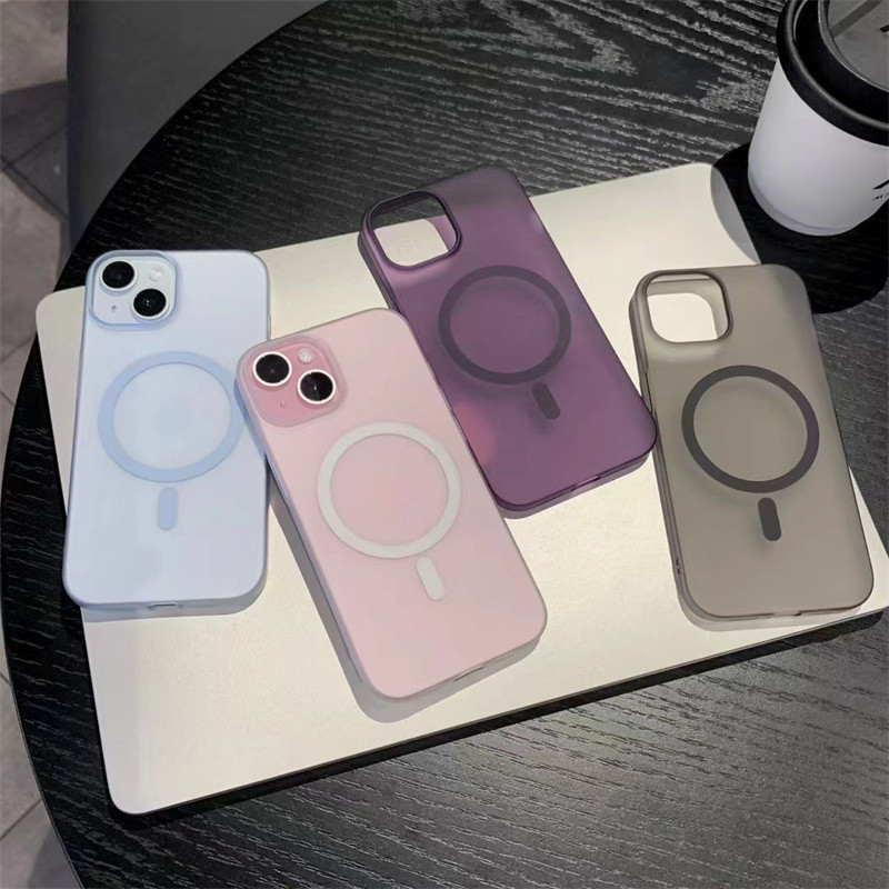 Solid Color Transparent Ultra-thin Anti Drop Magnetic Suction Large ...