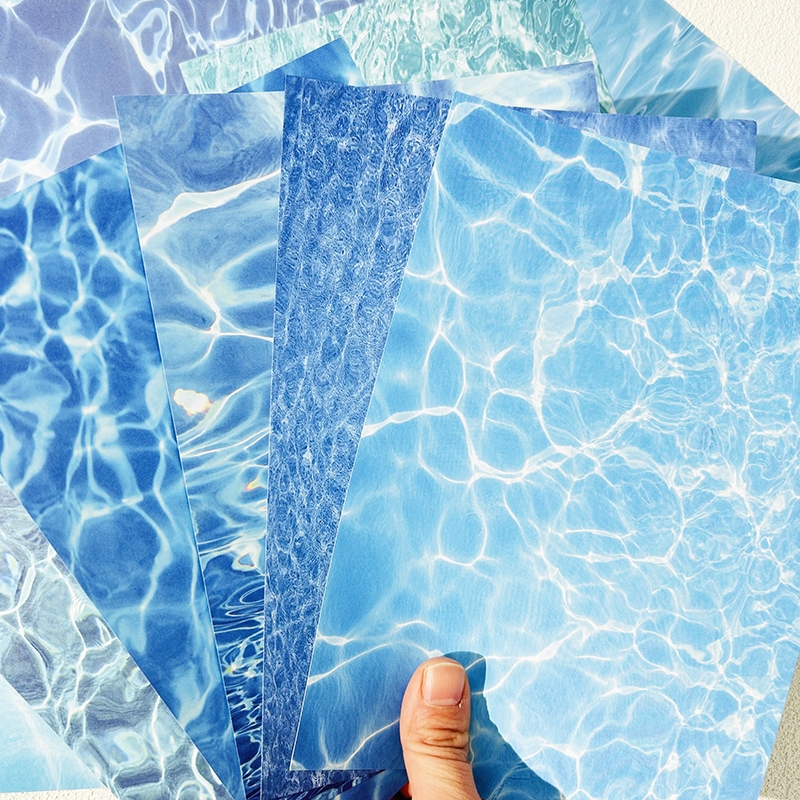 Water Ripple Background Paper Posing Shooting Gumei Handbook Material ...