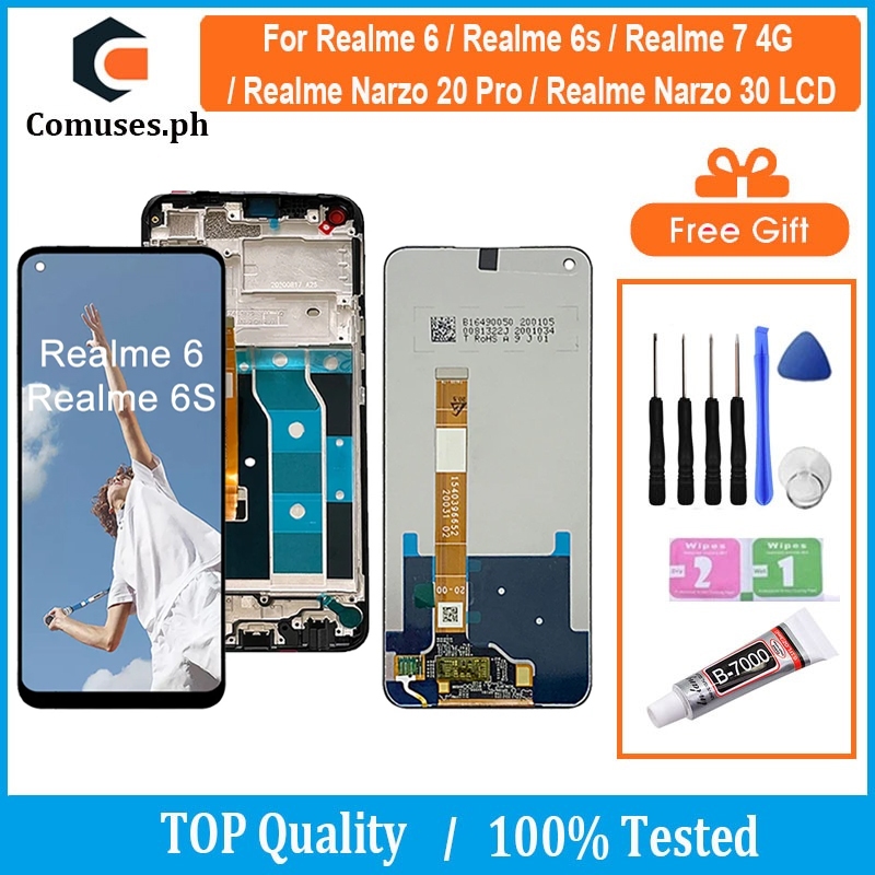 COMUSES LCD For OPPO Realme 6 / Realme 6s / Realme 7 4G / Realme Narzo ...