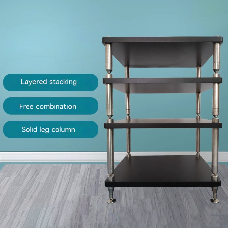 Solid Stainless Steel HiFi Audio Speaker Amplifier Cabinet Amp CD ...