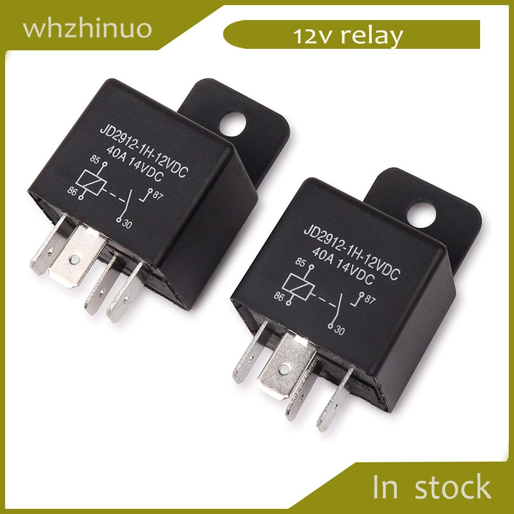Automotive Relay 12V 4-Pin 40amp,Spst Model JD2912-1H-12VDC 40A 14VDC ...