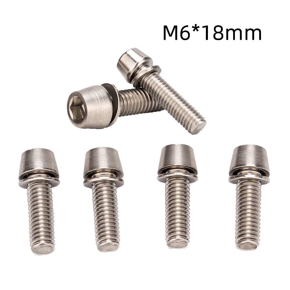 ZTTO Stem Screw M5x18mm M6x18mm Stem Bolt 6PCS For Bicycle MTB Road ...