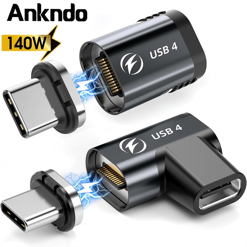 Ankndo A03 140W USB C Magnetic Adapter 24Pins USB PD Fast Charging Type ...