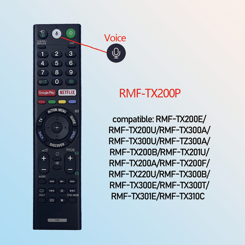 [Nilank] Genuine 100% Voice Remote Control Suitable for SONY LCD Smart ...