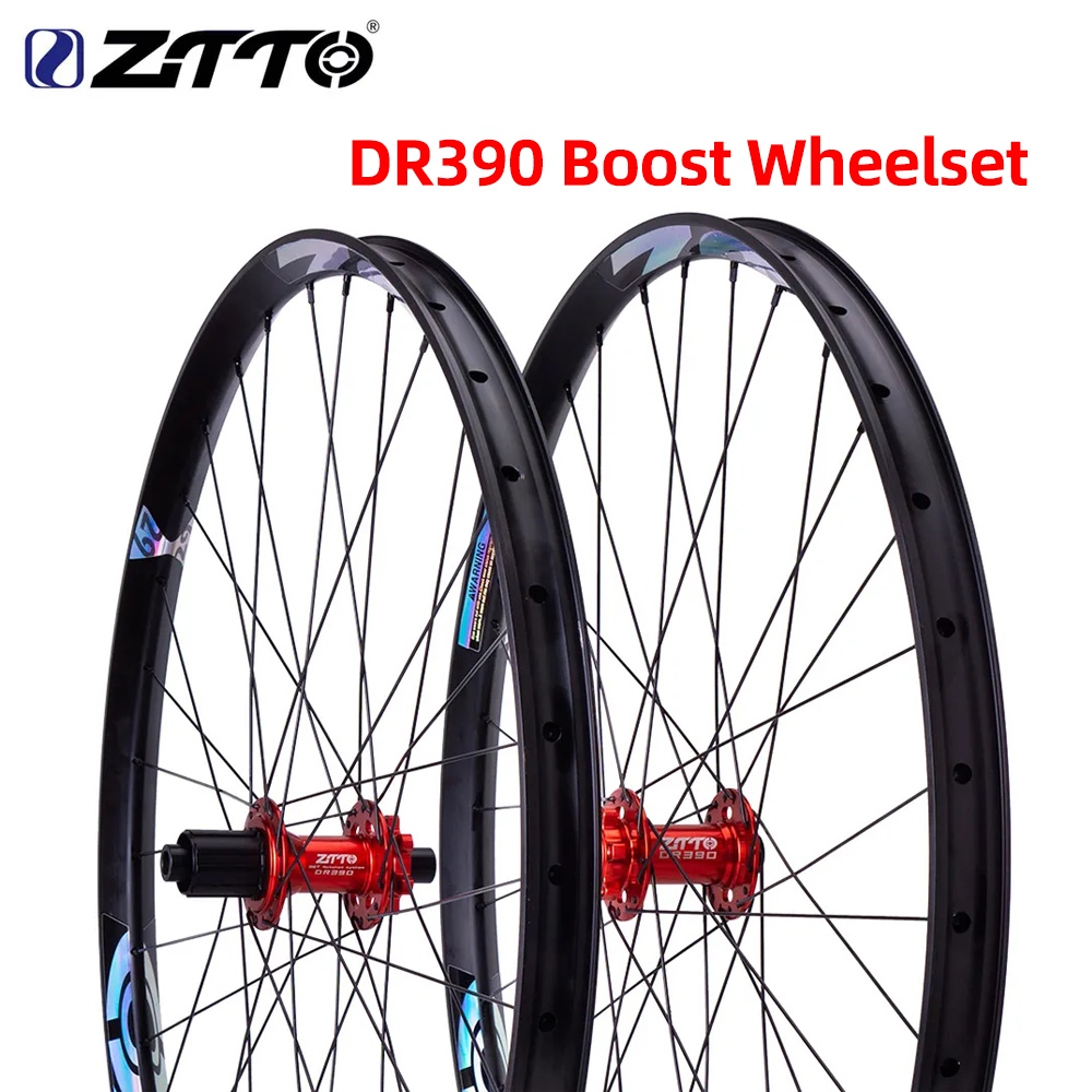 ZTTO MTB DR390 Boost Tubeless Wheelset AM Enduro 148 Boost Hub 141 QR ...