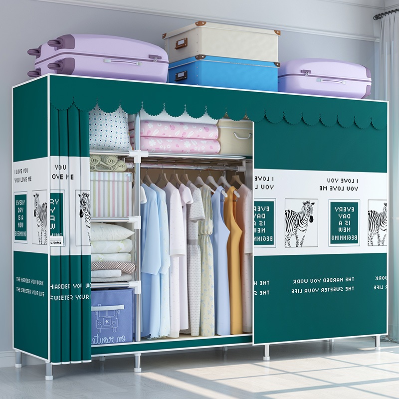 LiGo Fabric Wardrobe Cabinet Cabinet Clothes Organizing Rack 20mm cloth ...