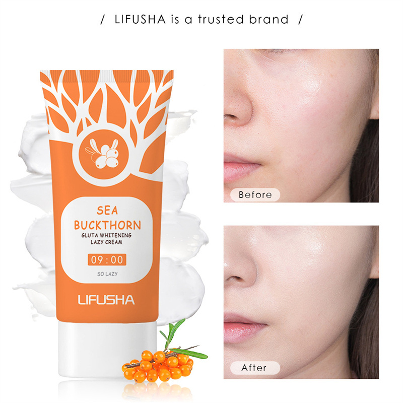 30g Lazy Cream Sea Buckthorn Gluta Whitening Lazy Cream Facial ...