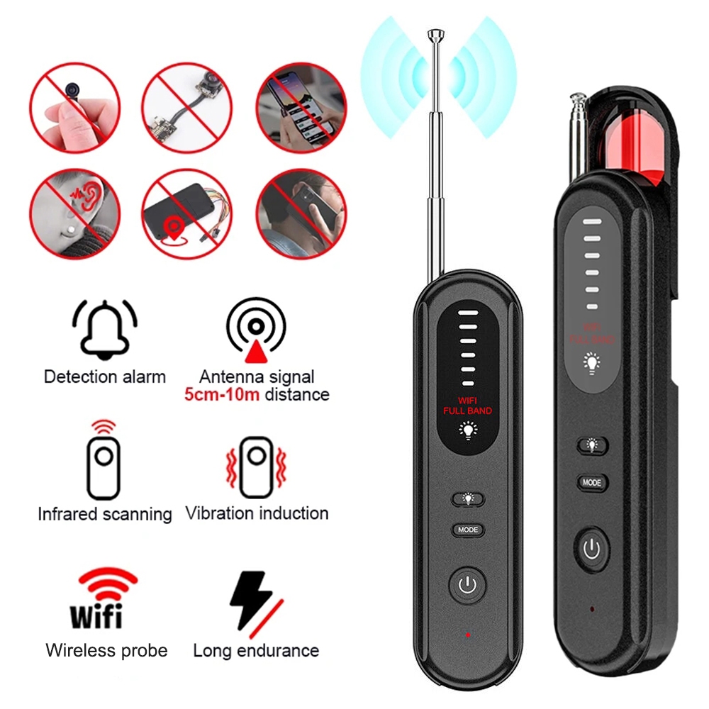 X13 Rf Signal Hidden Camera Detector Anti Spy Camara Magnetic Gps Locator Wireless Audio Gsm Bug