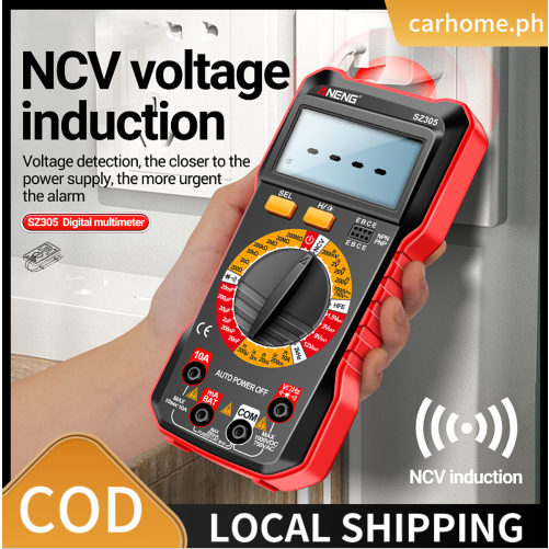 Aneng Sz305 Multimeter Capacitor Testers Professional 1999 Counts Smart Voltmeter Ohm Meter Fast