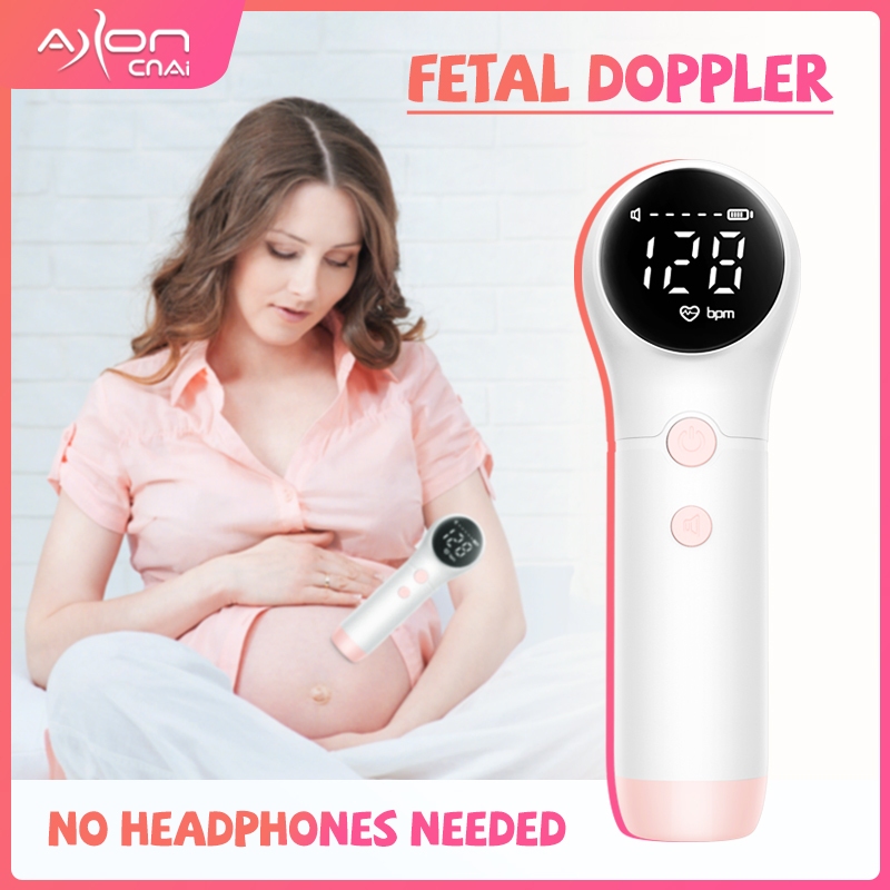 Doppler Fetal Monitor Ultrasound Baby Fetal Doppler Sound Heartbeat ...