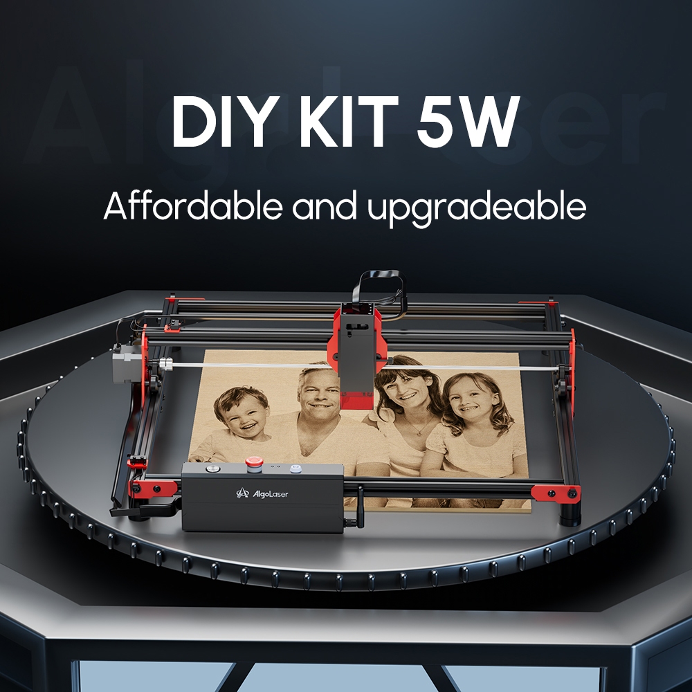 AlgoLaser DIY KIT 90W Laser Engraving Machine 40*40cm 32Bit Woodworking ...