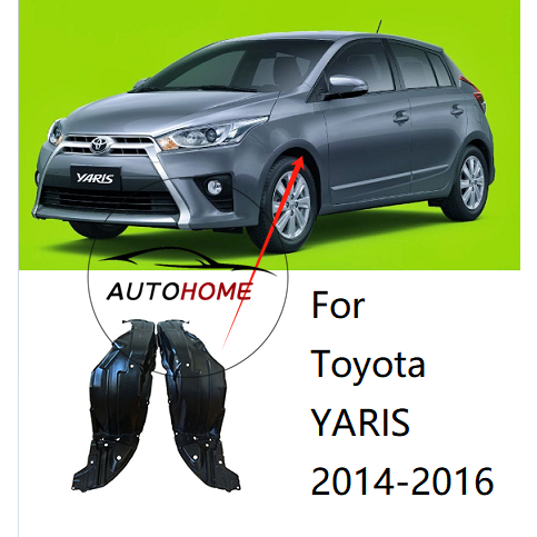 FRONT fender liner for Toyota YARIS 2014 2015 2016 Front Driver Fender ...