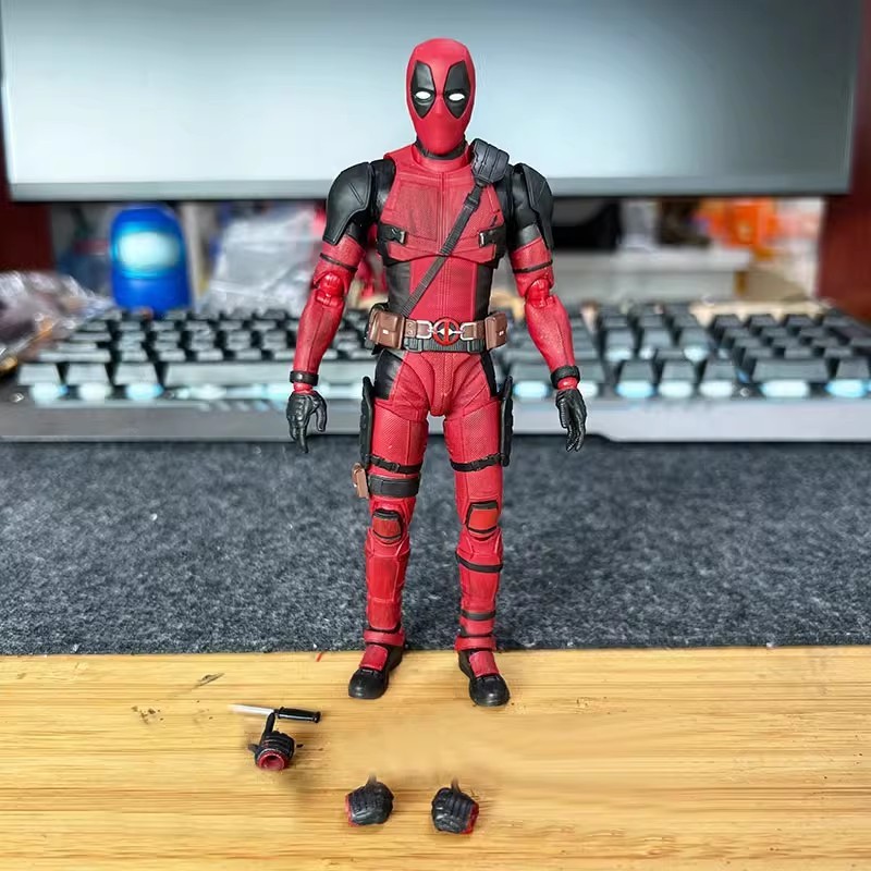 Genuine Bandai SHF Marvel Deadpool Deadpool Little Bitch 6 inch movable ...