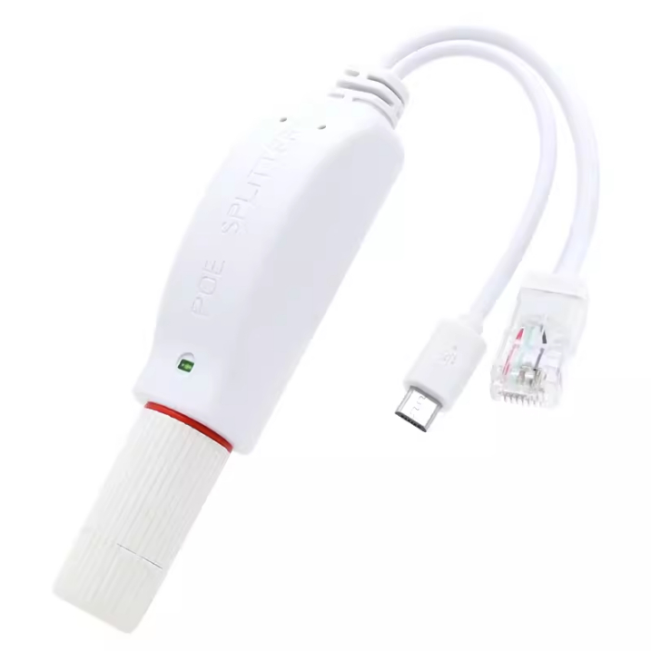 Microusb Port Standard White POE Separator Gigabit 48V to 5V Android ...