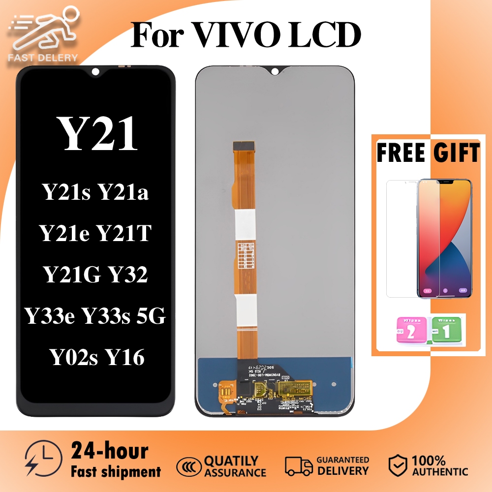 For vivo Y21 Y21s Y21a Y21e Y21T Y21G YO2s Y16 LCD Digital Touch Screen ...