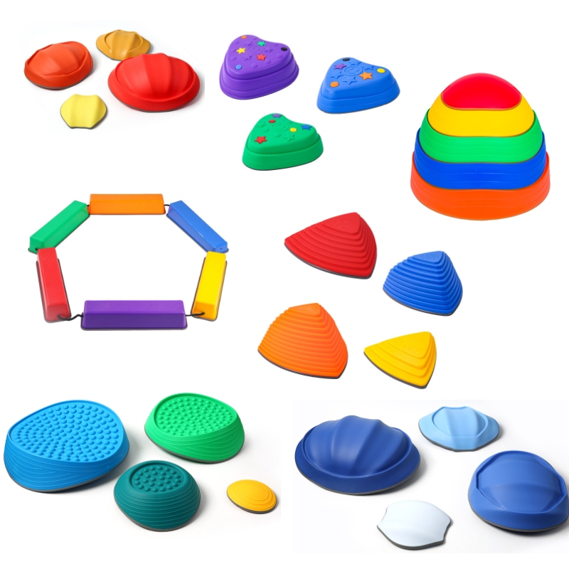 Balance Stone Kids Stepping Stone Balanced Sensory Training Equipment ...