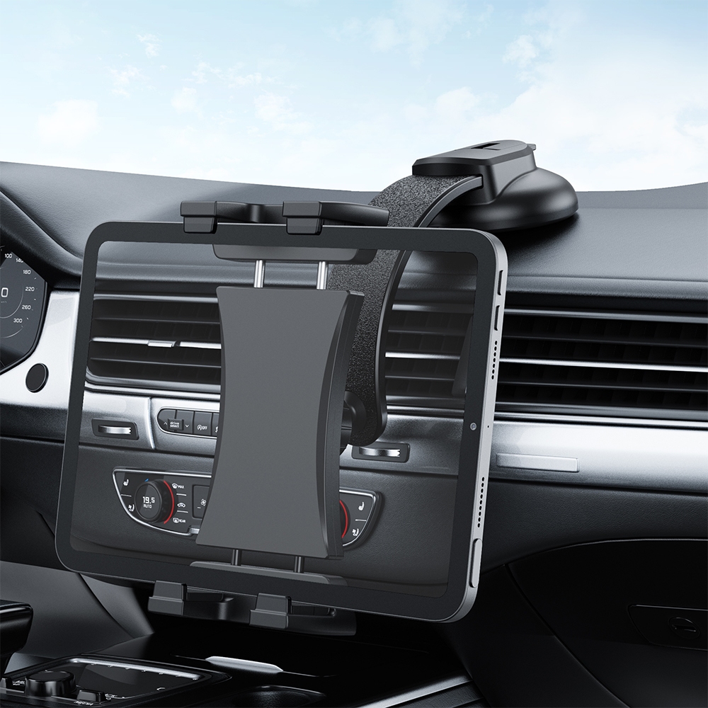 Car Tablet Holder Universal 360 Rotating iPad Car Mount Dashboard ...