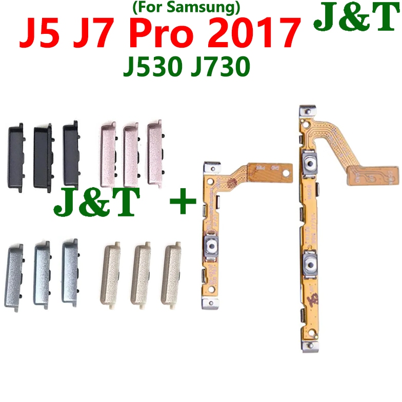 For Samsung J5 J7 Pro 2017 Flex J530 J730 Power Volume On Off Side Up ...