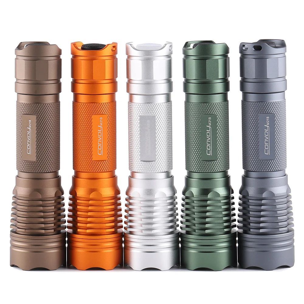 Convoy M21B Flashlight with SFT40/XHP70.3 HI LED 21700 Torch Camping ...