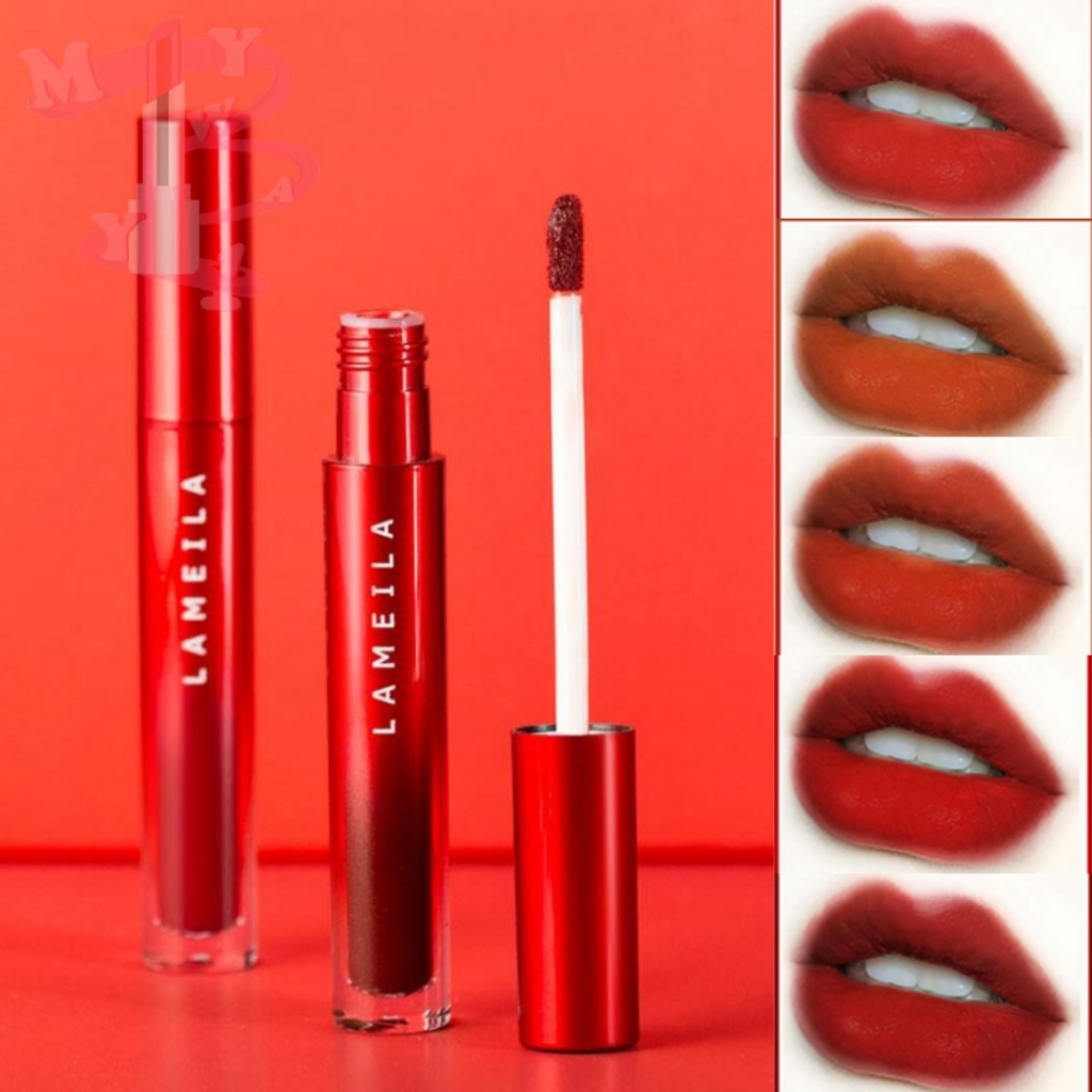 LAMEILA Lip Glaze Long Lasting Liptint Waterproof Velvet Lip Tint Gloss ...