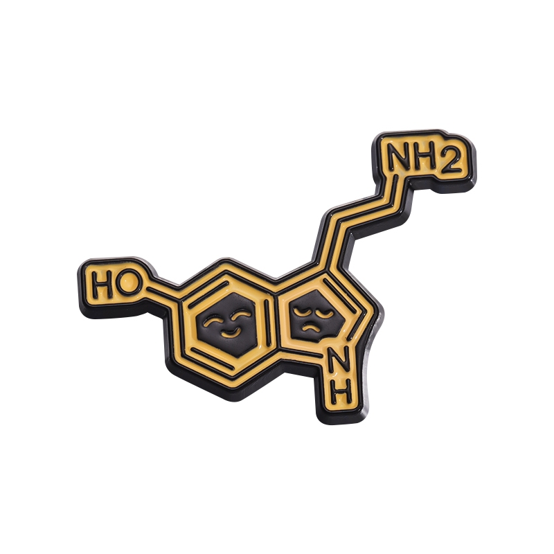 100 Styles Academic Chemistry Enamel Pins Chemical Test Tube Molecule ...