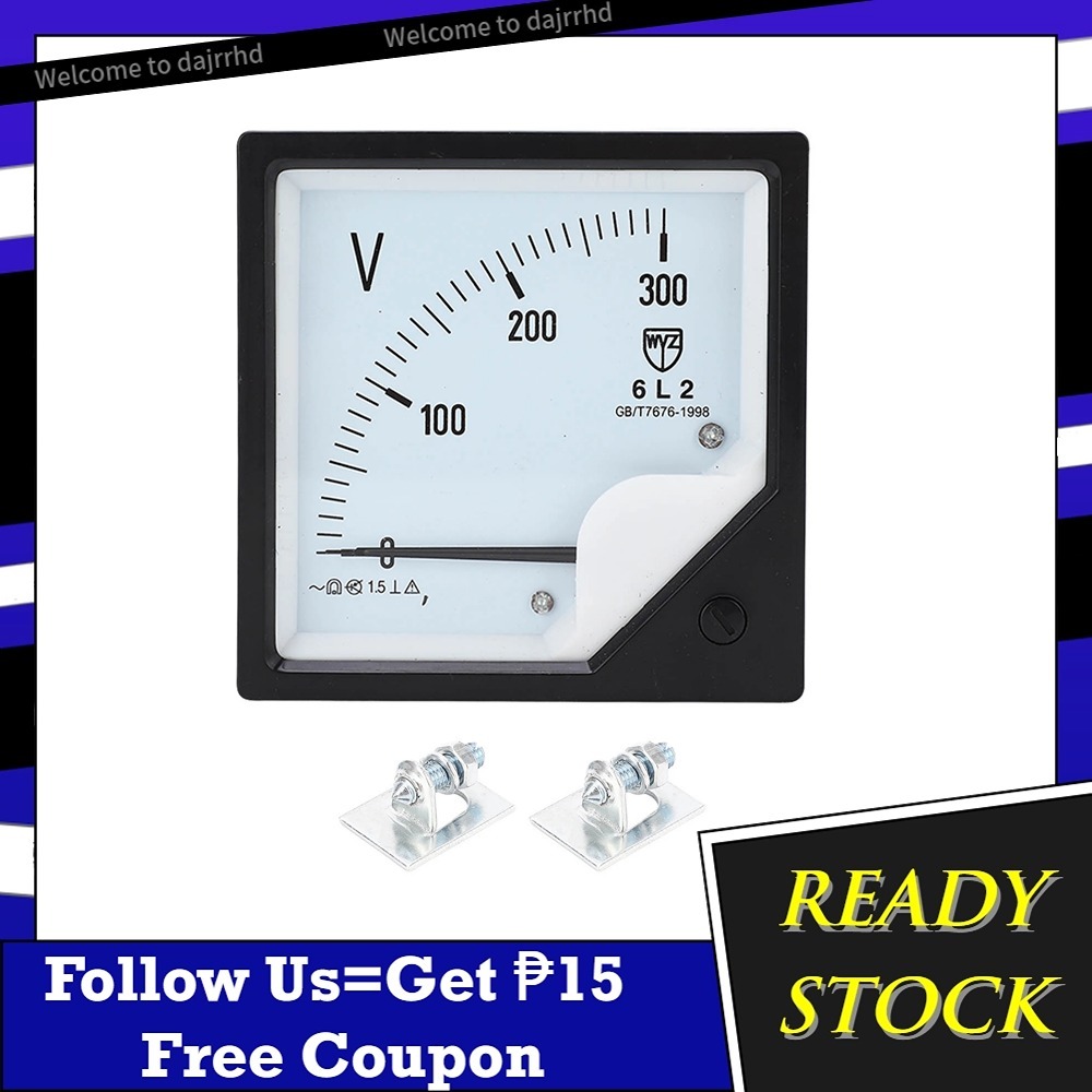 Analog Panel Volt Meter Easy Installation 0 To 300V Analog Panel ...