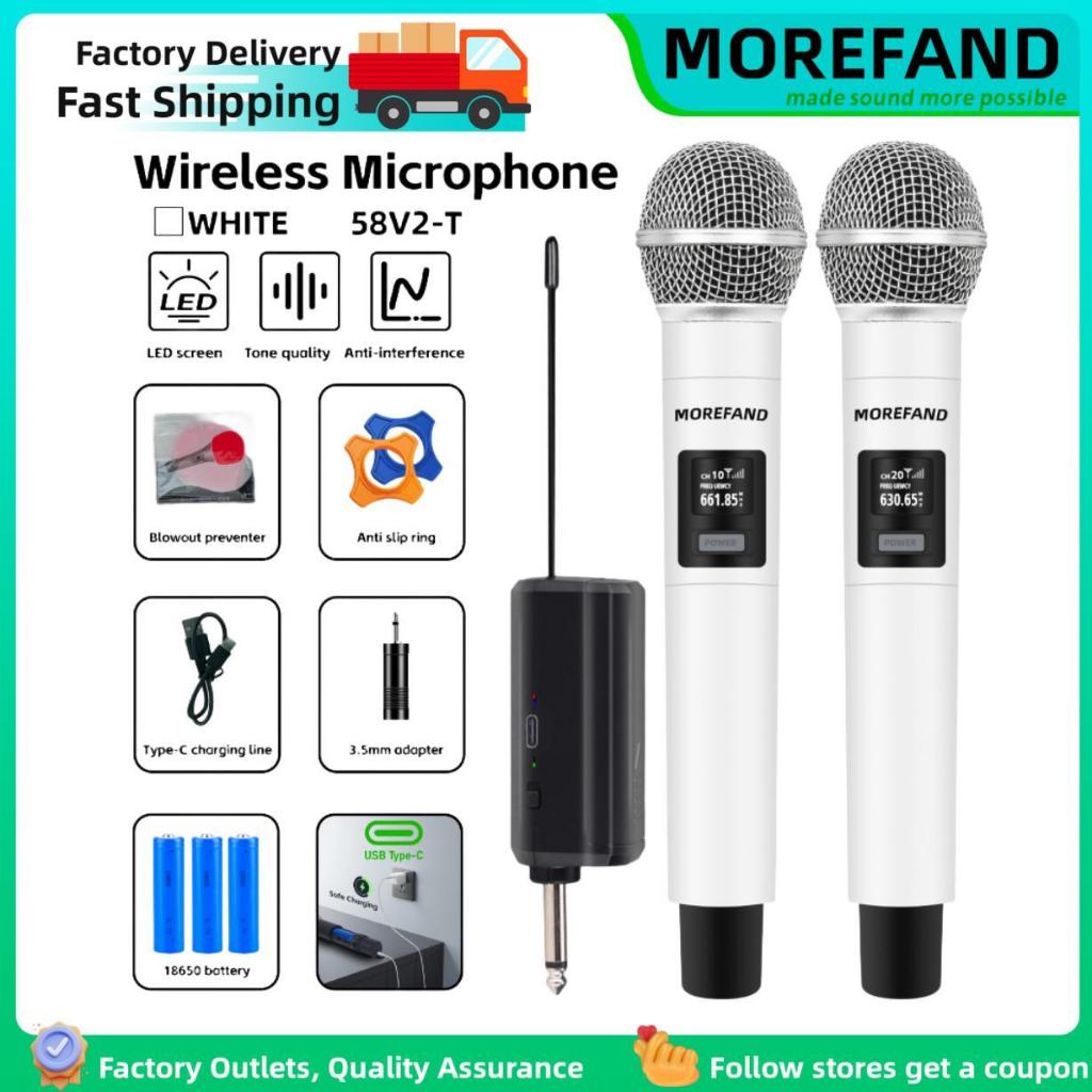 rechargeable Wireless Microphone dual handheld mic karaoke and play ...