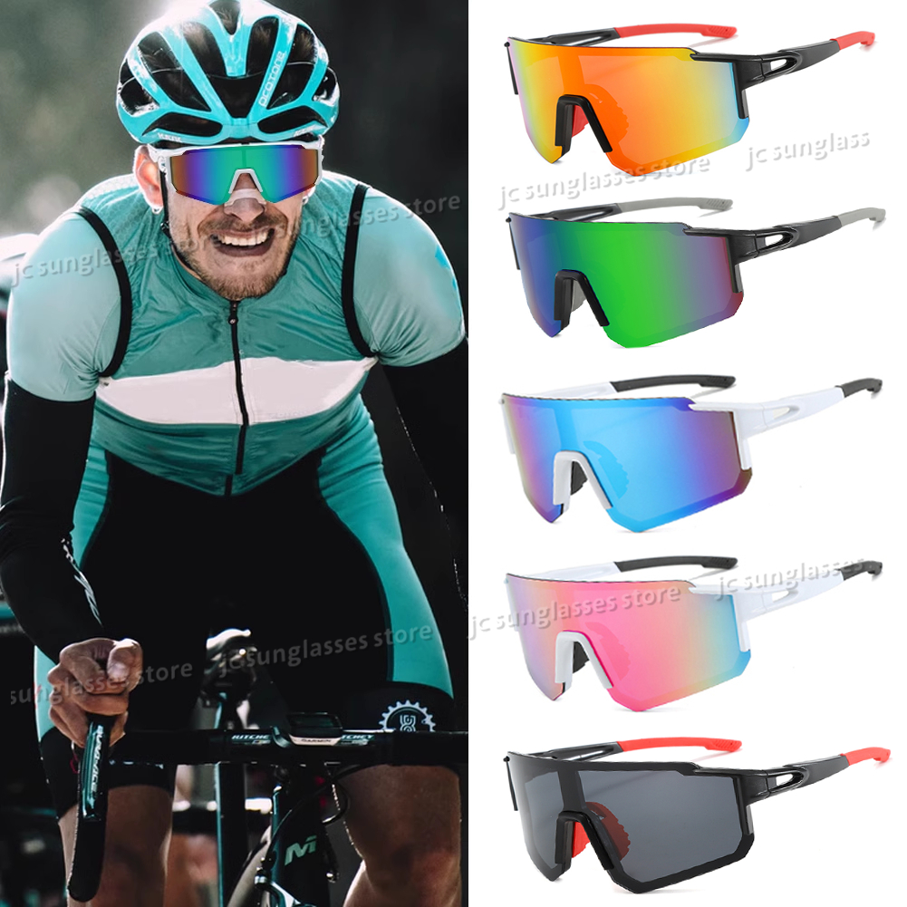 10 Colors Sports UV400 Cycling Sunglasses Bike Shades Outdoor Bicycle ...