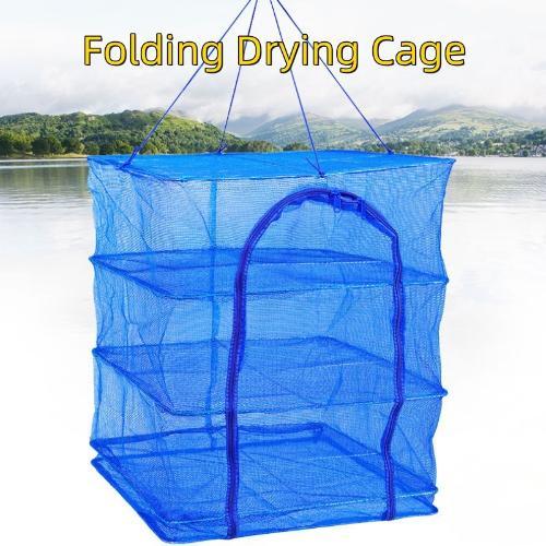 Foldable Drying Net Fish Net Drying Rack Hanging Vegetable Fish ...