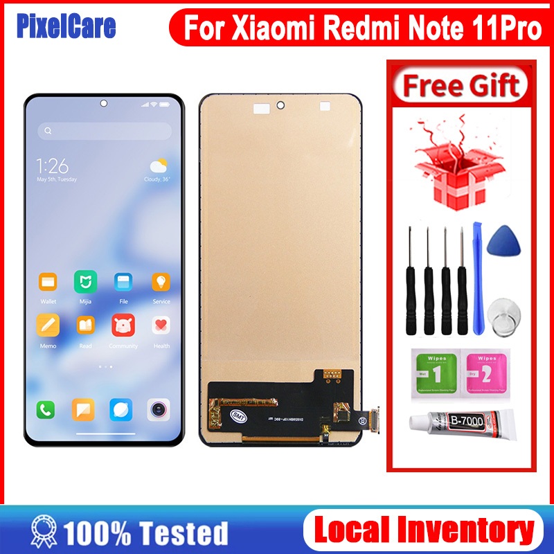Pixelcare LCD For Xiaomi Redmi Note 11 Pro LCD Display Touch Screen ...