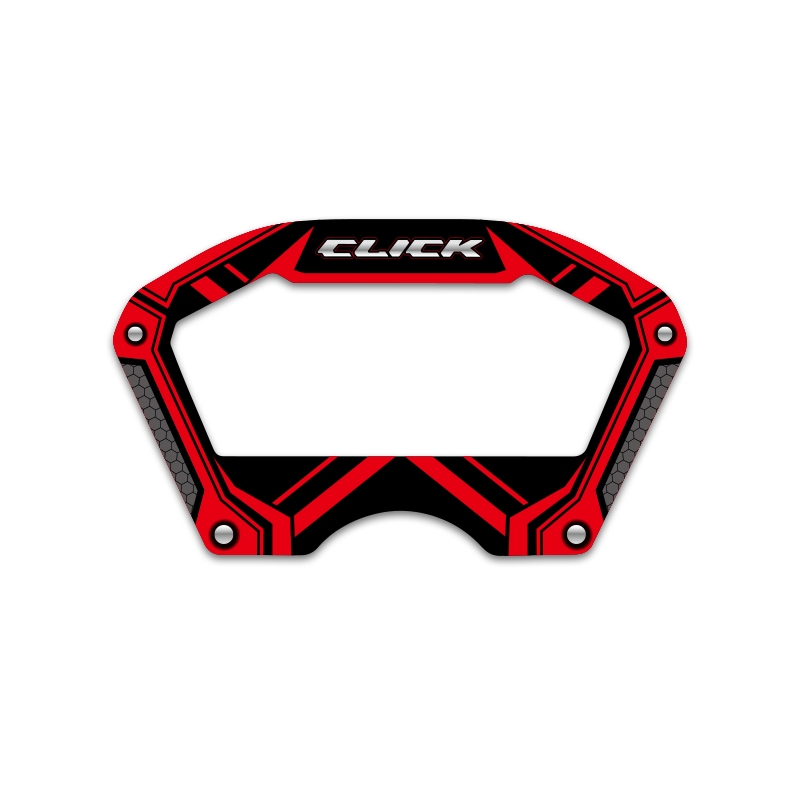 Panel gauge protector honda click 125i v2 v3 printed sticker decals ...