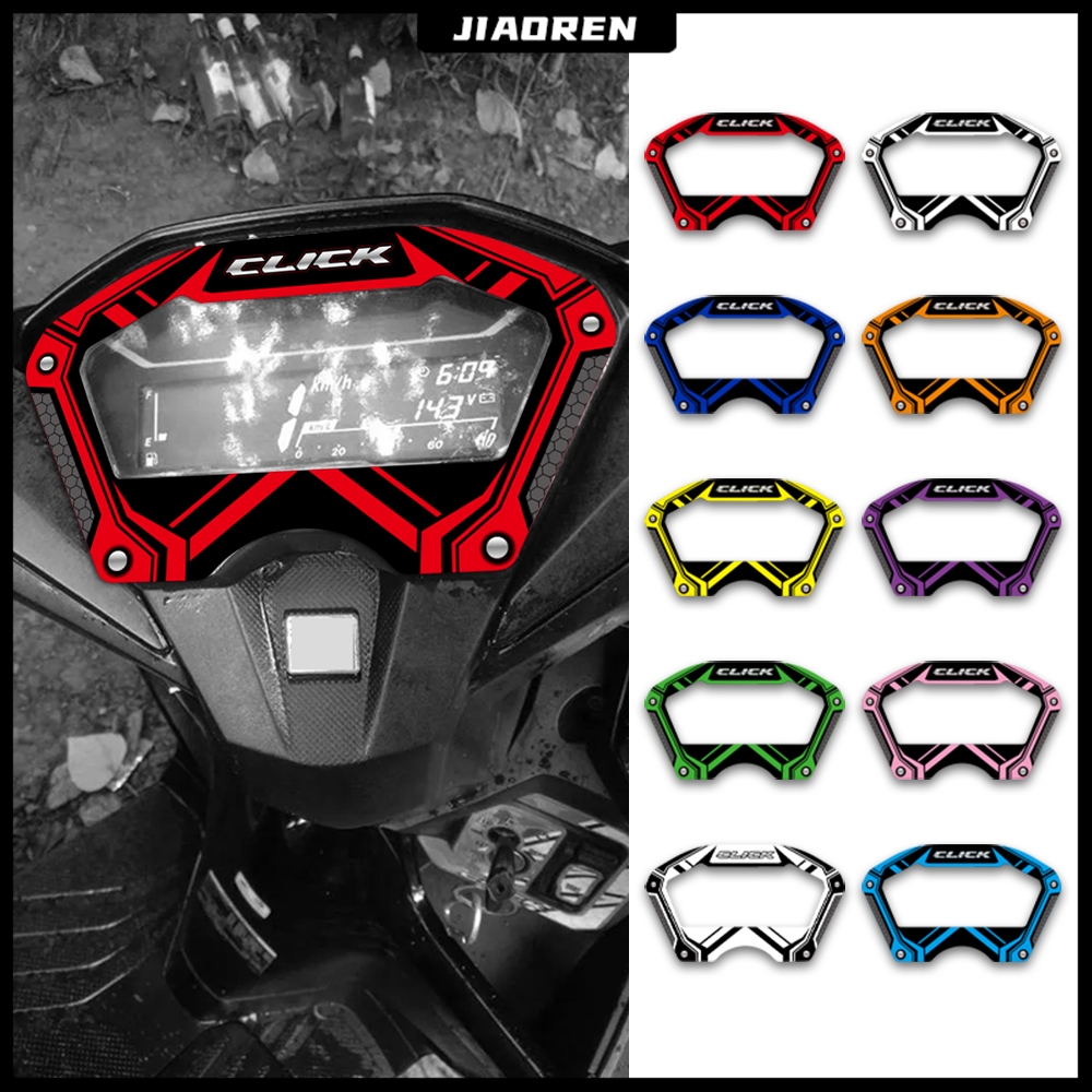 Panel gauge protector honda click 125i v2 v3 printed sticker decals ...