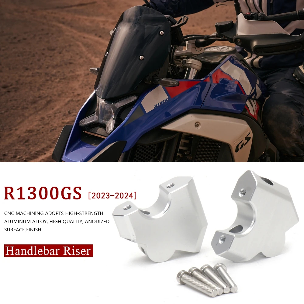 Motorcycle Accessories Handle Bar Riser Clamp Extend Handlebar Adapter ...