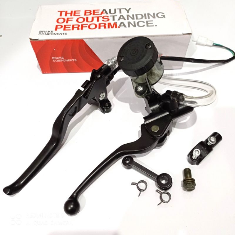 Brake Master Lever Set Left and Right Master Break Pump Universal For ...