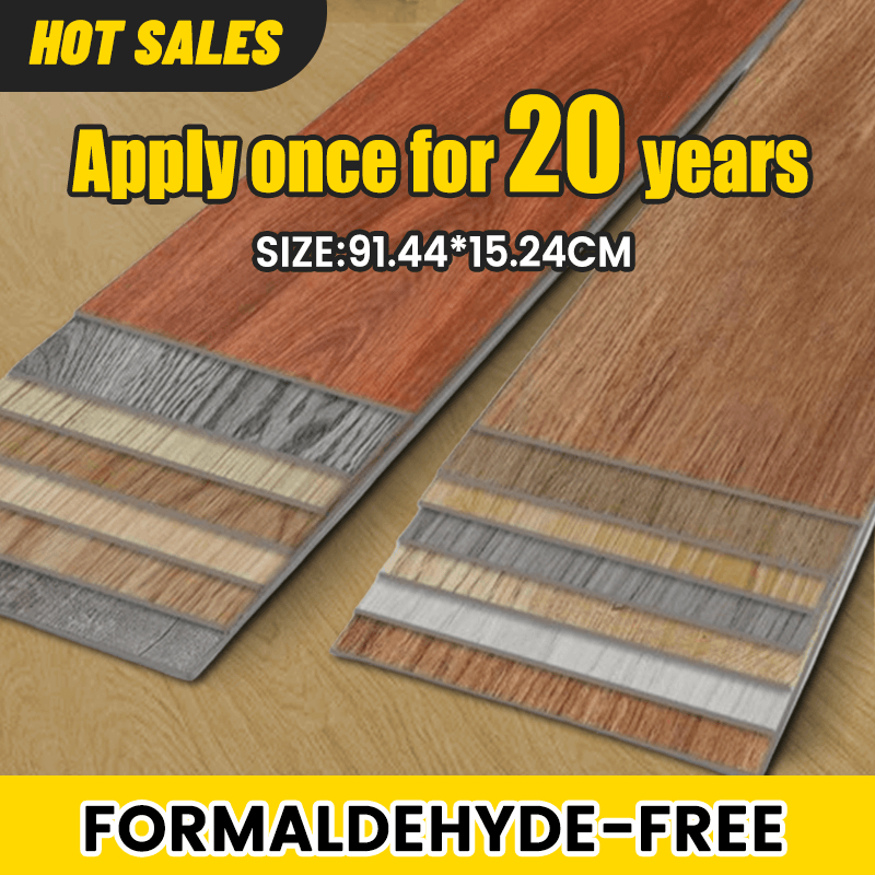 PVC Floor Sticker Waterproof Removable Vinyl Floor Home Decorative Wood ...