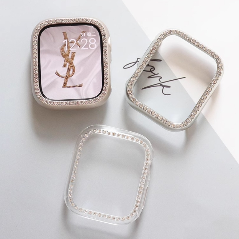 Shiny Luxury Diamond Protective Case for Apple Watch 46mm 49mm Ultra 2 ...