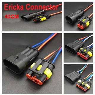 40CM!Auto wire connector 1 2 3 4 5 6 Way 1P 2P 3P 4P 5P auto connector Waterproof Electrical ...