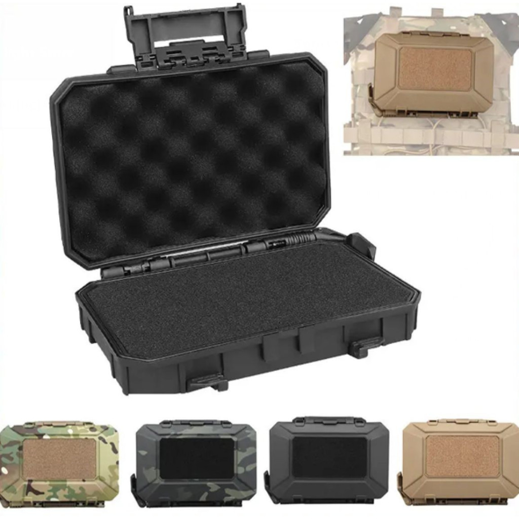WOSPORT Protective Case Hard Shell Tool Storage Box Molle System ...