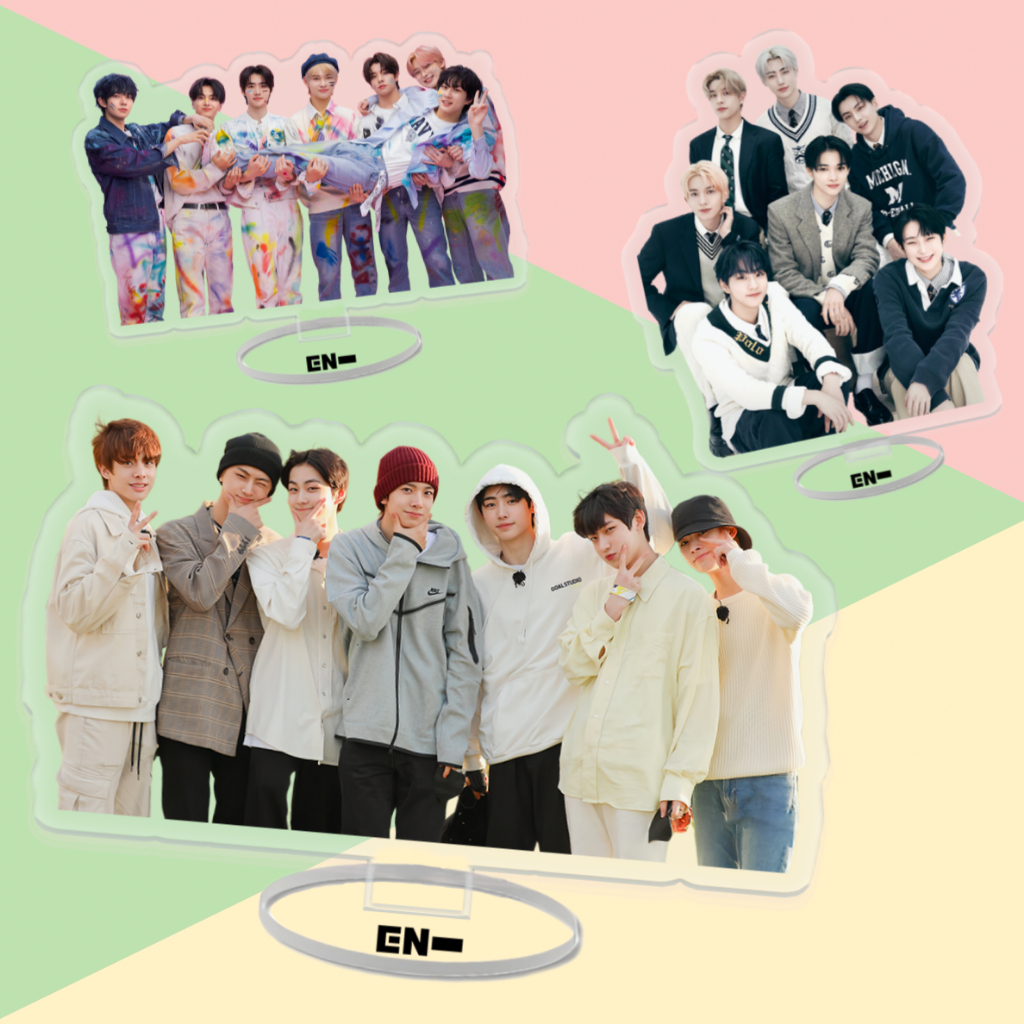 UNI.FUN New Enhypen Figure Stand Acrylic Desk Decoration | Shopee ...