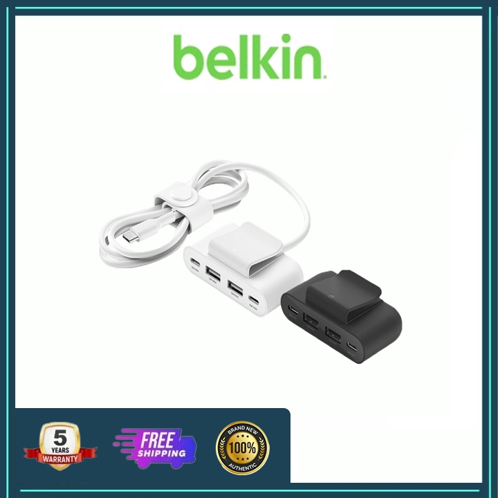 Belkin BoostCharge 4-port USB power extender 4-port charger adapter 30W ...