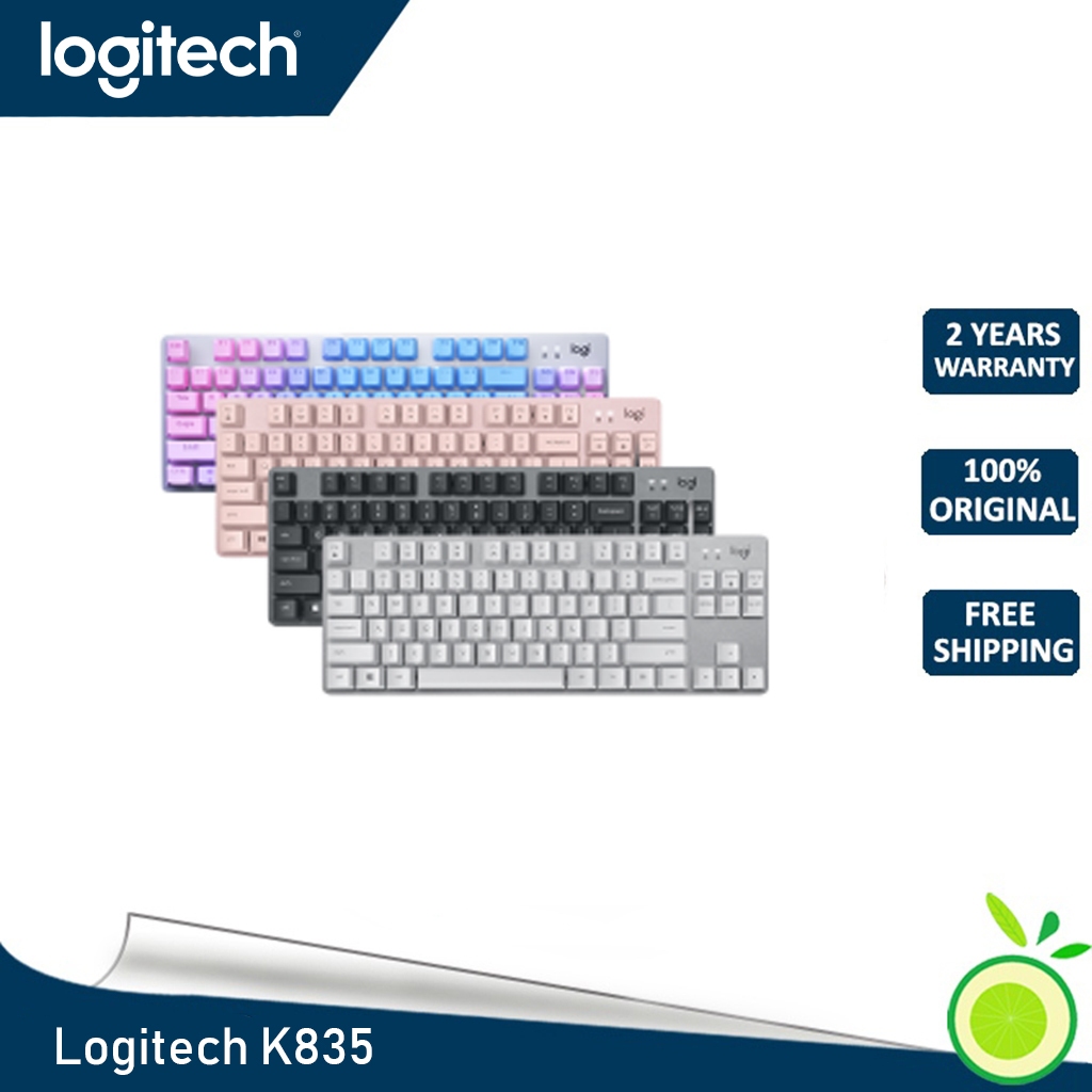 Logitech K835 wired mechanical keyboard, keycap, office typing, laptop, desktop computer ...
