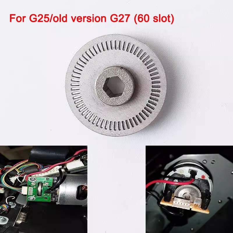 60-Slot 304 Stainless Steel Steering Wheel Optical Encoder For Logitech ...