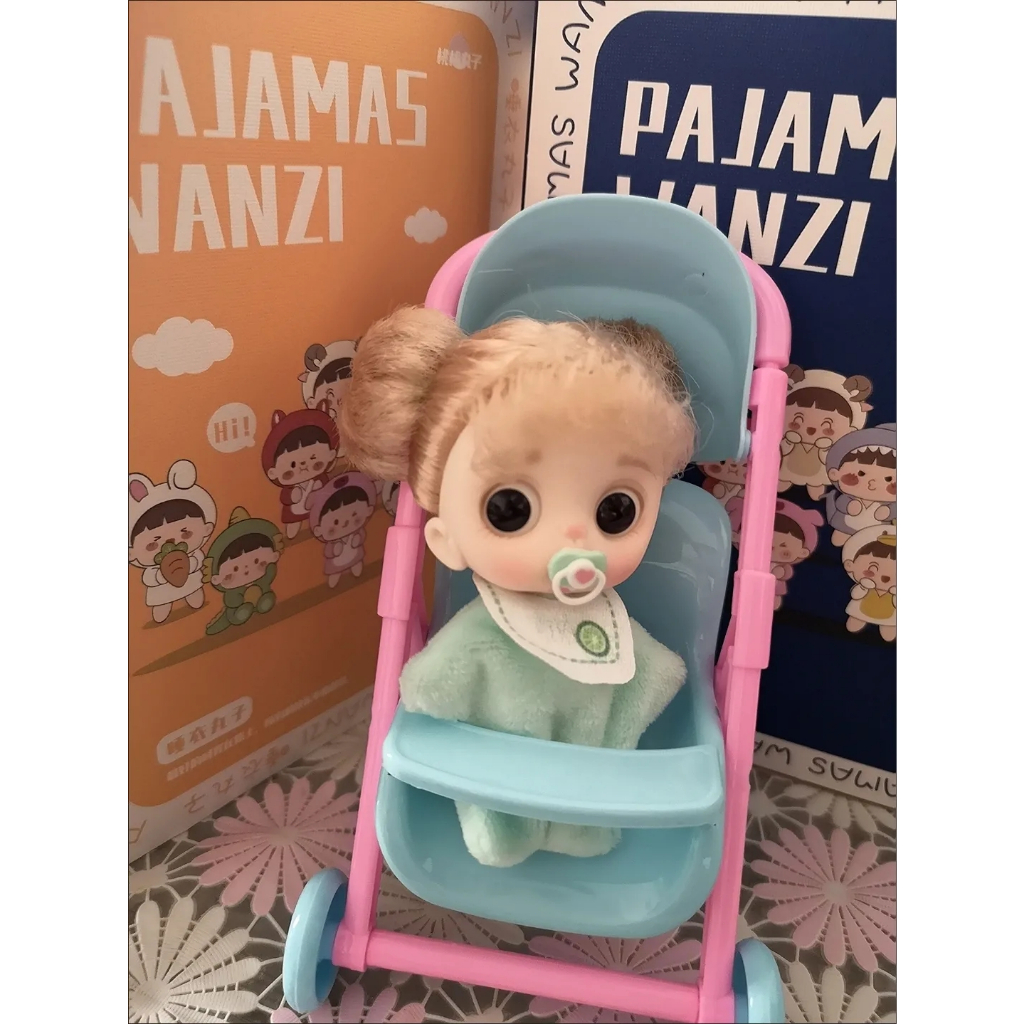 2024 New 4-6-inch Mini Toy Cart Plastic Colored Toy Cart Doll Cart ...