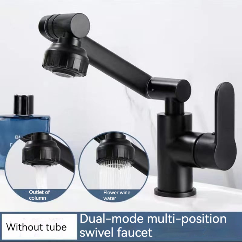 Bathroom Sink Faucet Angle Lavatory Rotating Faucet Sprayer Bathroom ...